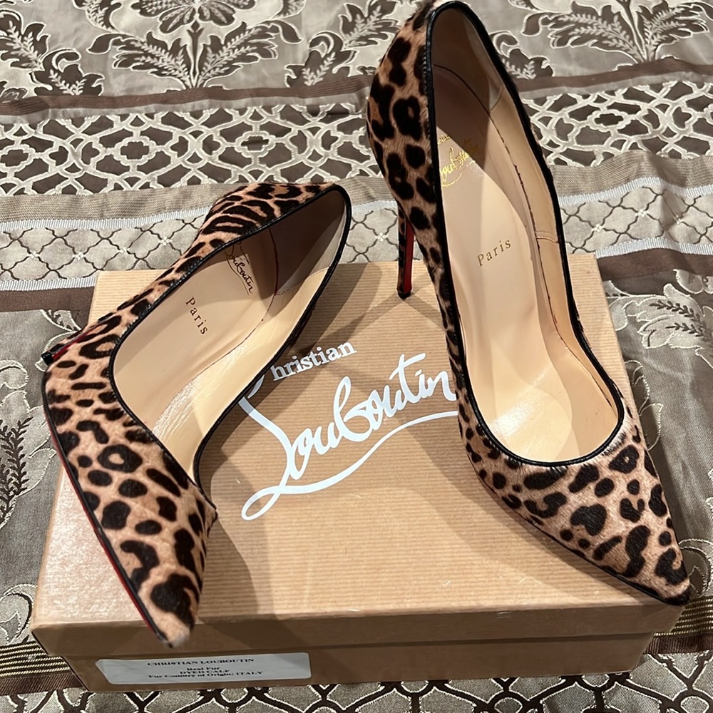 Christian Louboutin So Kate 120 Pony Pumps - Gem